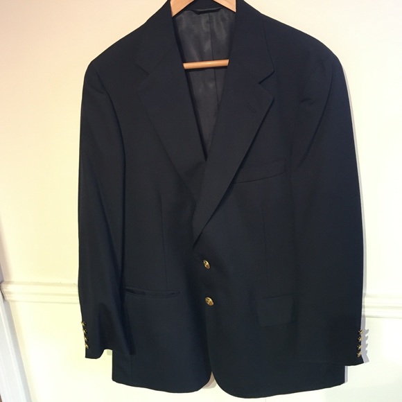 Polo Ralph Lauren | Suits & Blazers | Vintage Polo University Club By Ralph Lauren Navy Wool ...